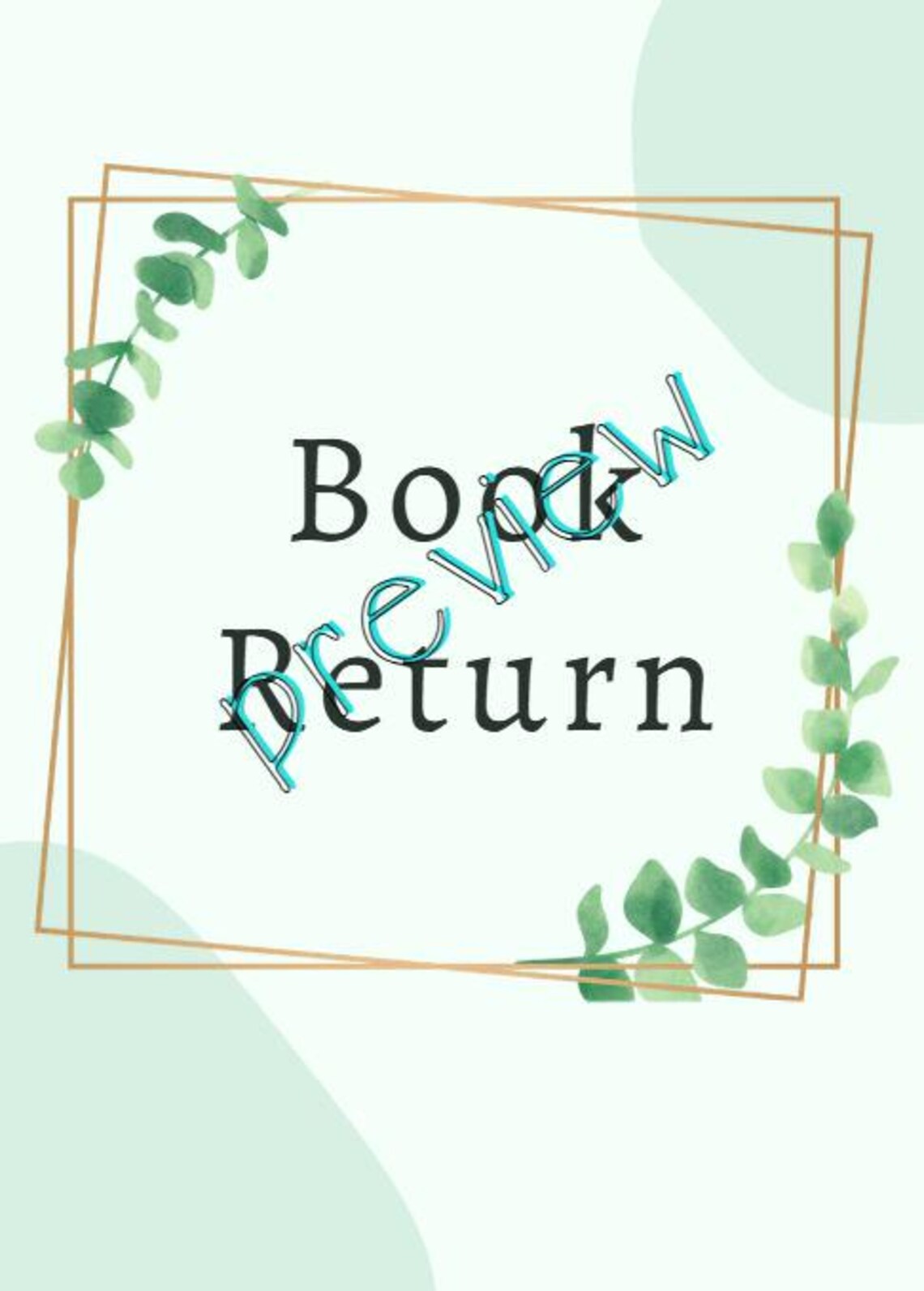 Book Return Sign - Etsy