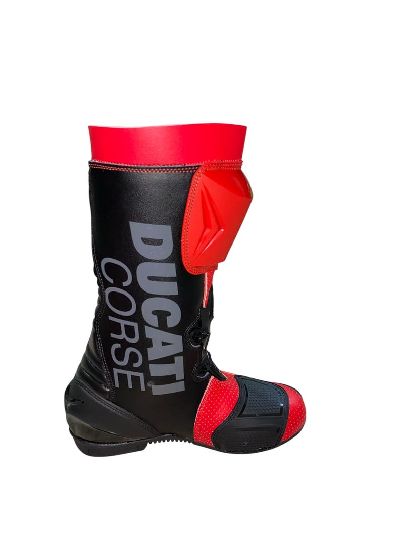 Ducati Corse SBK Racing Motorcycle Boots for Rider Protection - Etsy