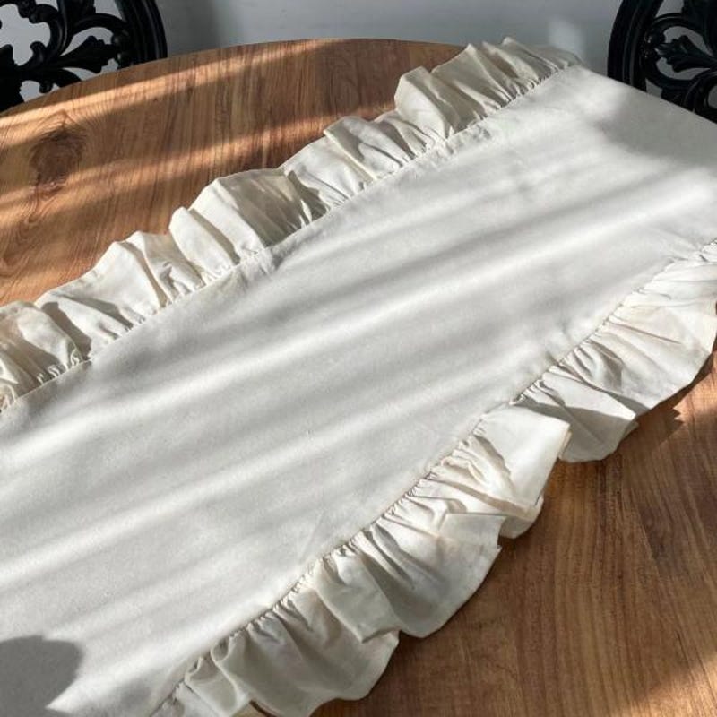 Ruffled Table Runner - Etsy