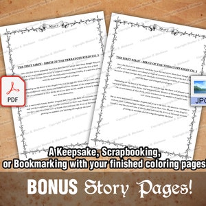 First Kirin Coloring Page Download | Unicorn With Baby Kirin | Instant ...