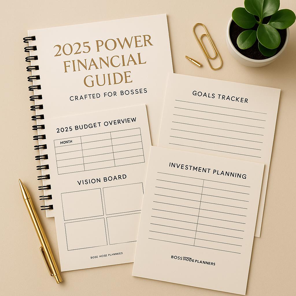 2025 Finance Budget Planner Printable | Monthly & Yearly Tracker PDF ...