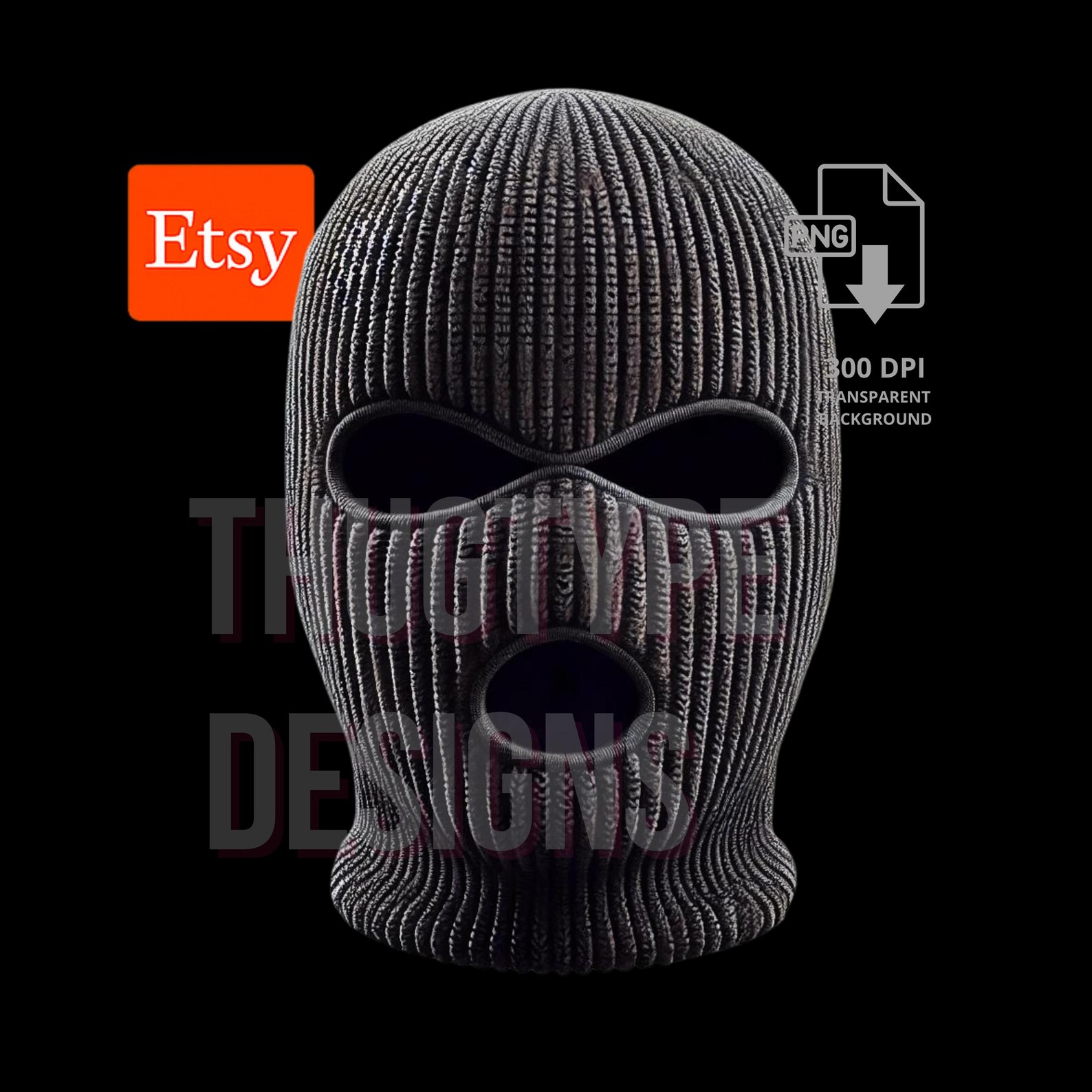 Black Ski Mask Png - Gangsta Themed Png - Womans Ski Mask Png - Girl ...