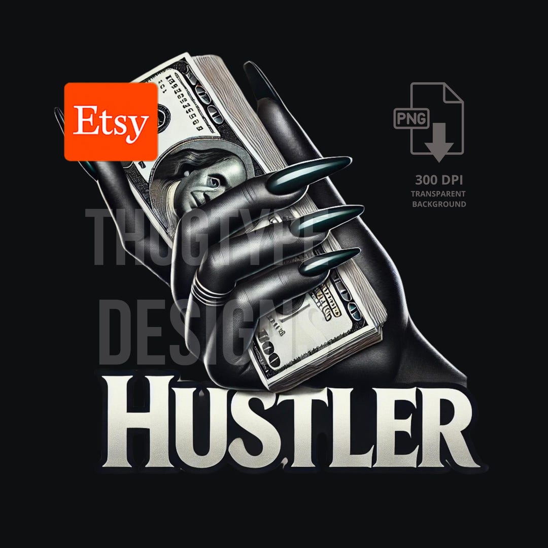 Hustle Black Hand Holding Money Png, Money Stack Clip Art Getting Money ...