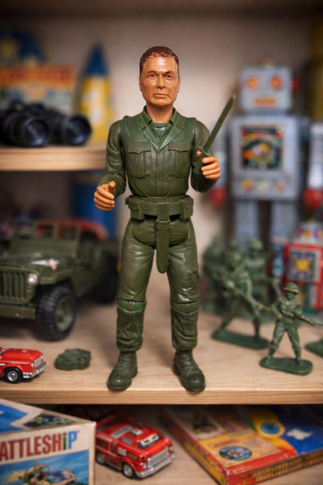 Marx Toys 1960s Stony Smith Action Figure – 1 1/2” Tall – WWII Military ...