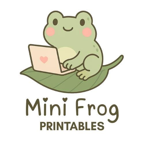 MiniFrogPrintables - Etsy