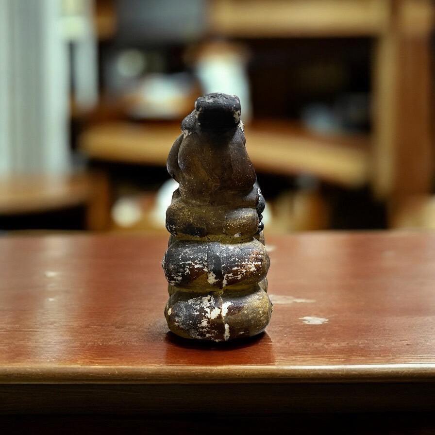 Rare Antique Japanese Coin Bank – Daikokuten & Ebisu Figurines – With ...