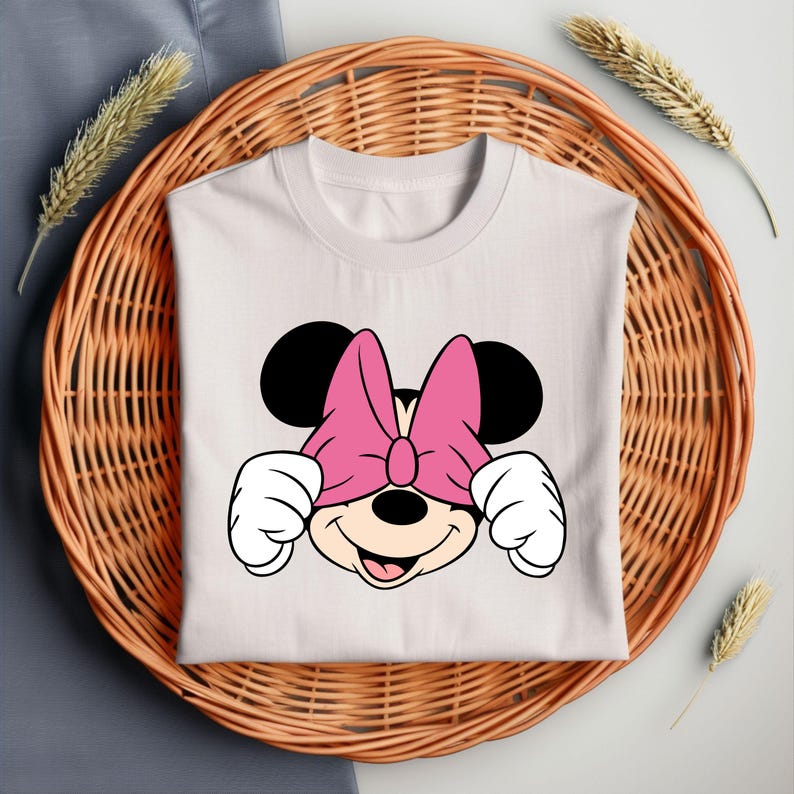 Minnie Mouse SVG Bundle, Bow Dots, Minnie Head Svg, Birthday Svg, Mouse ...