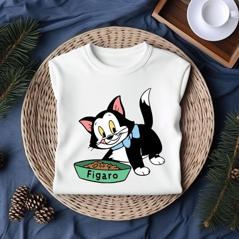 Pinocchio Clipart Bundle, Cute Figaro Cat PNG, Jiminy Cricket SVG ...