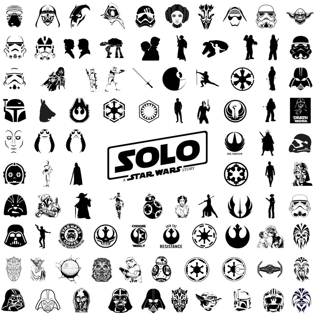 Star Wars Svg Bundle, Star Wars Svg, Star Wars Png, Svg Files for ...