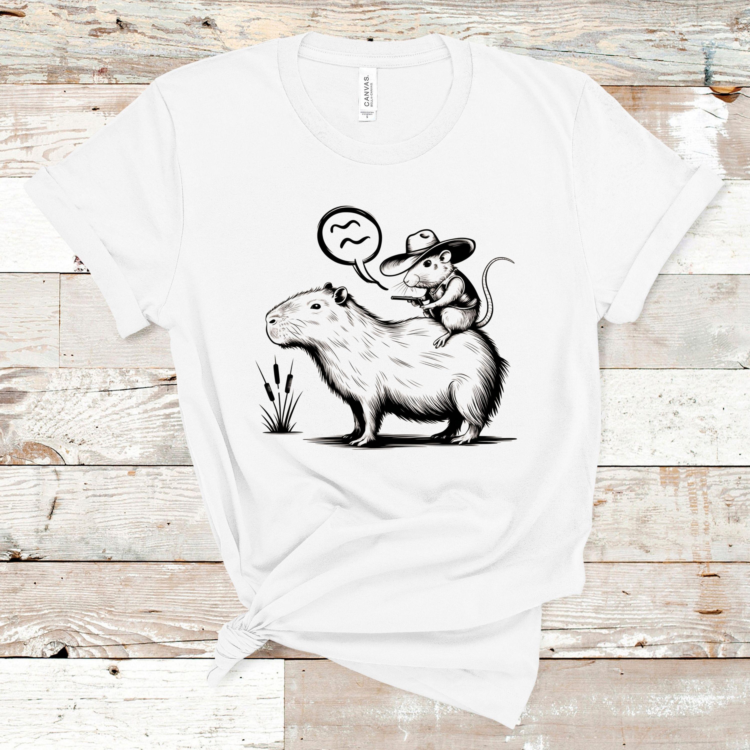 Funny Cowboy Mouse PNG, Capybara Animal Clipart, Western Style Cute ...