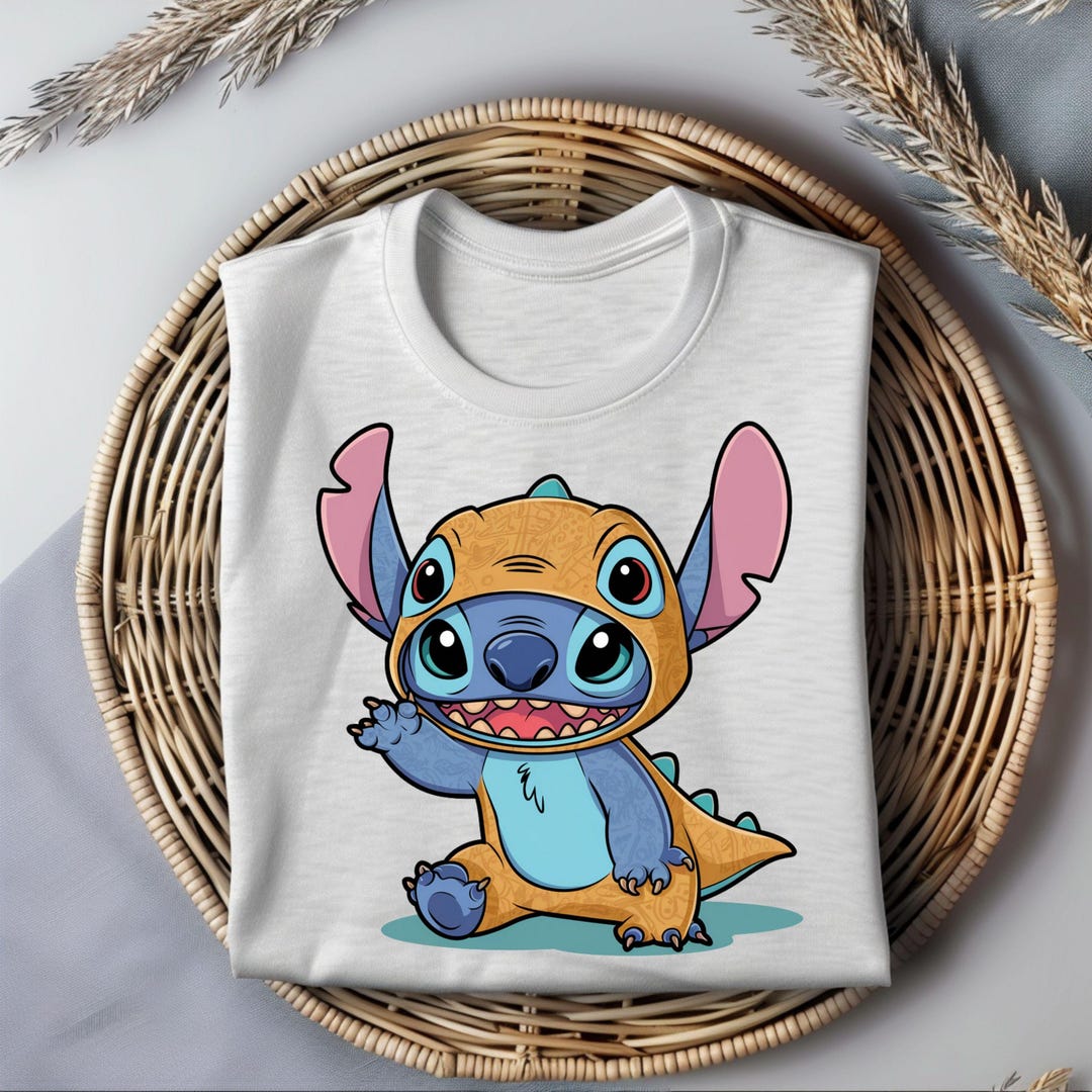 Dinosaur Stitch PNG, Cute Dino Costume Stitch Clipart, Baby Stitch ...