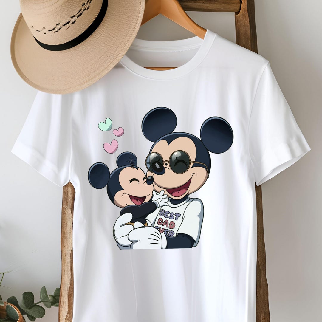 Mickey Dad and Son PNG, Cute Father’s Day Sublimation Design, Best Dad ...