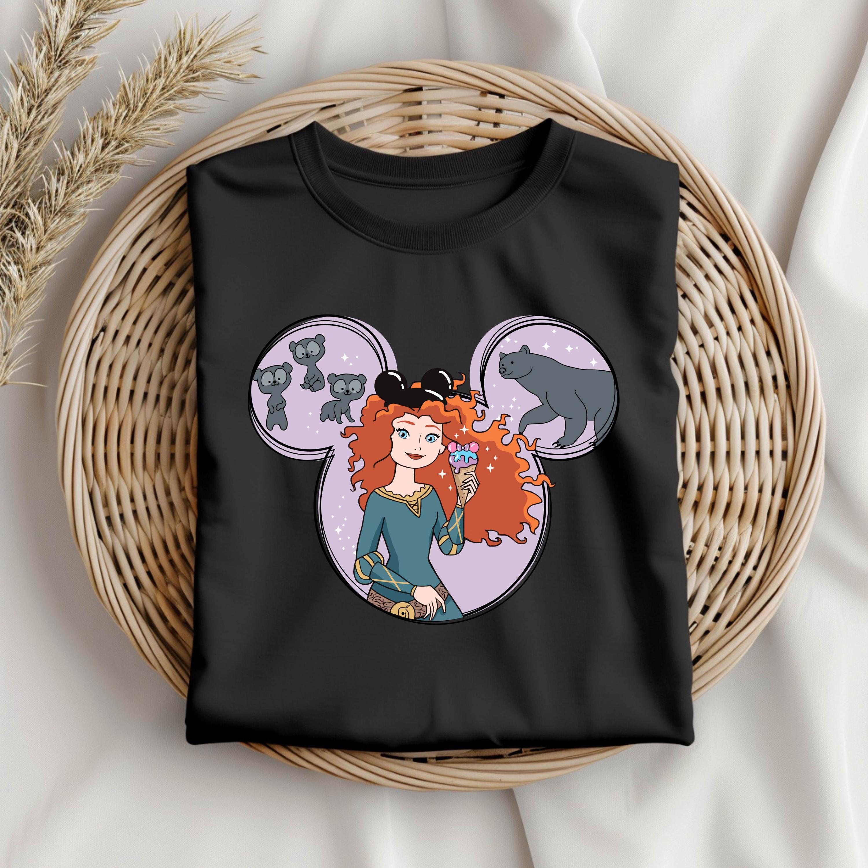 Merida Princess Png Bundle, Brave Girl Png Files for Cricut, Red Curly ...