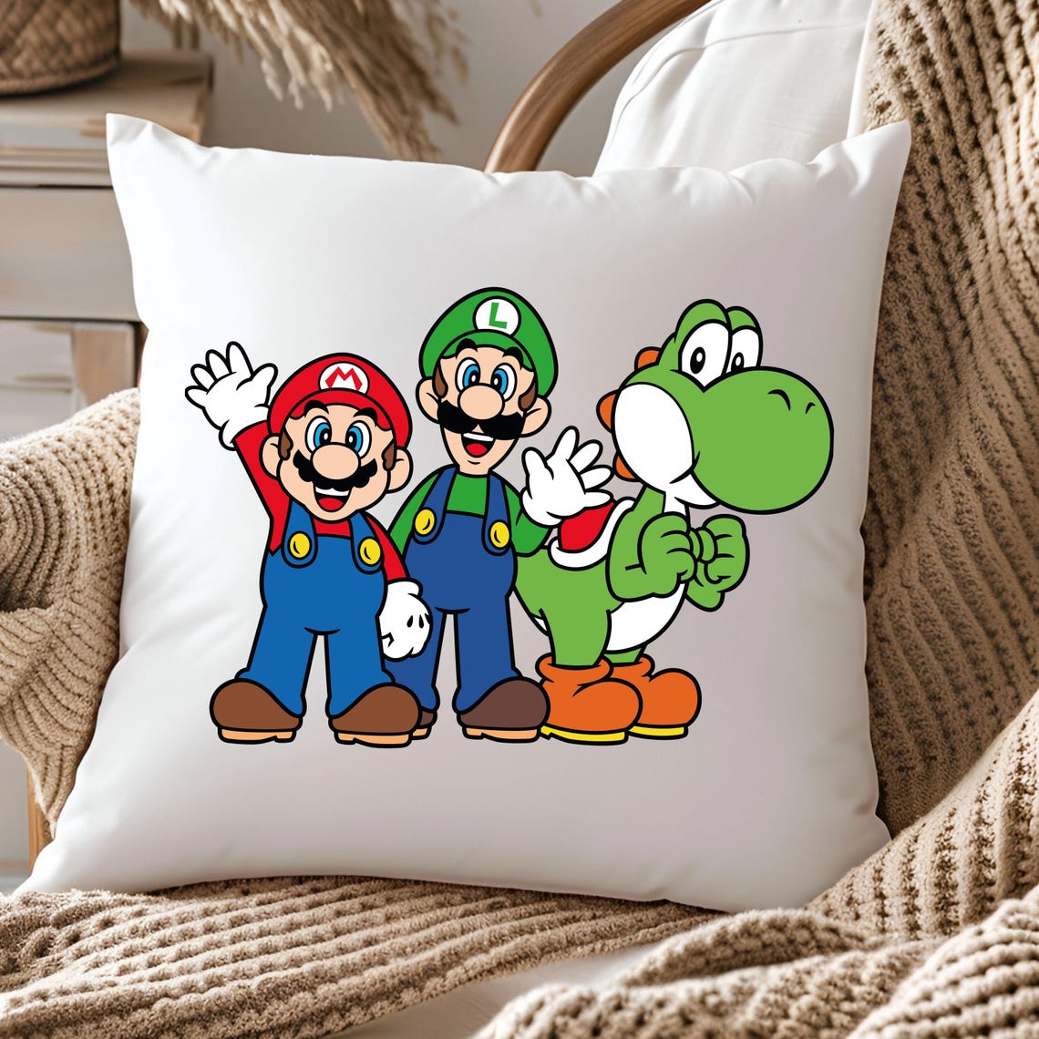 Super Mario SVG PNG Font Bundle, Mario Alphabet Clipart for Cricut ...