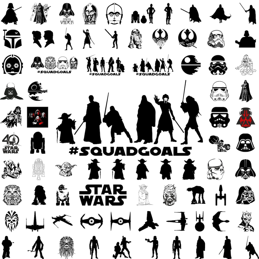 Star Wars Svg Bundle, Star Wars Svg, Star Wars Png, Svg Files for ...