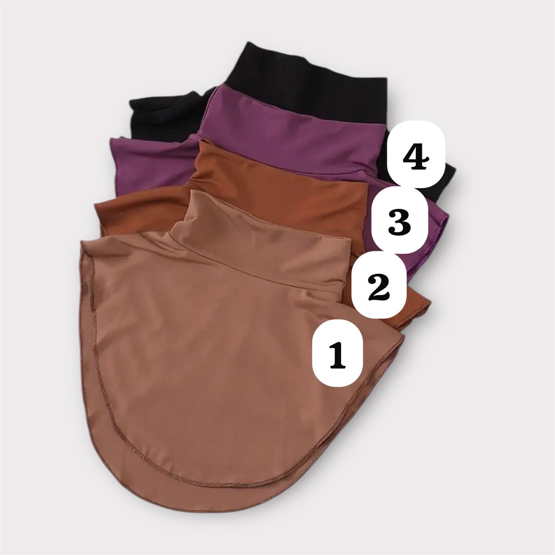 Modest Neck & Chest Cover for Hijab | High Neck Underscarf | Muslim ...
