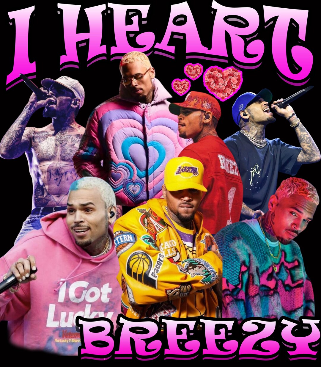 I Heart Breezy PNG File,i Heart Breezy Digital FILE, PNG Ready Print to ...