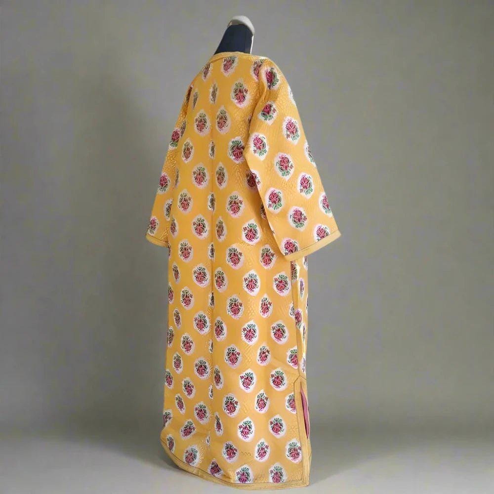 Antique 19th Century Fez Kaftan - Original Moroccan Brocade Khrib ...