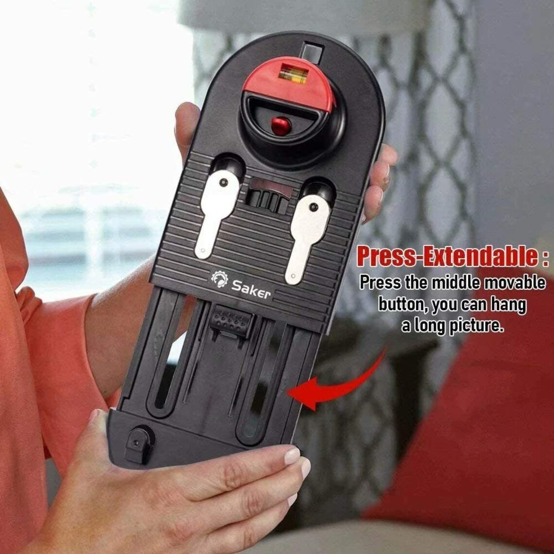 Saker Picture Hanging Tool Kit Multi-purpose Layout Tool - Self ...