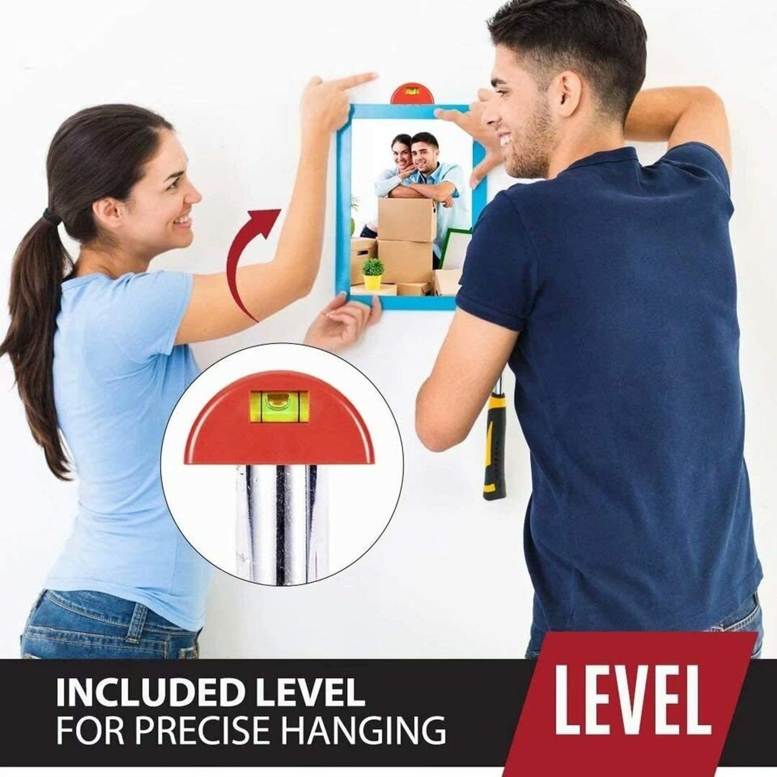 Saker Picture Hanging Tool Kit Multi-purpose Layout Tool - Self ...