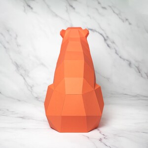Capybara Papercraft Template PDF SVG DXF | 3D Low-poly Animal ...