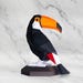 Toucan Papercraft Template PDF SVG DXF | 3D Bird Sculpture | Low-poly ...