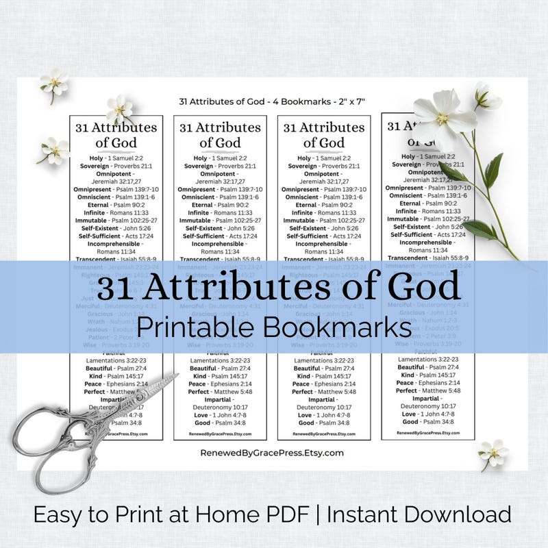 Attributes of God - Etsy