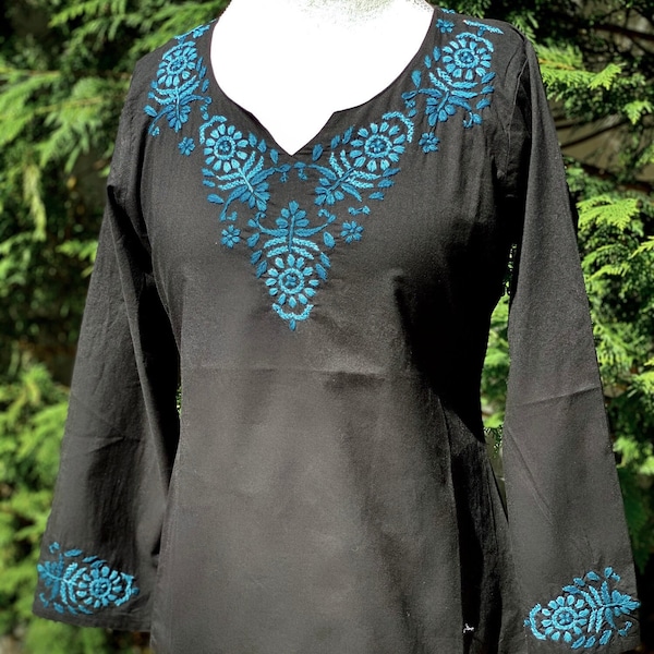 Embroidered Tunic - Etsy