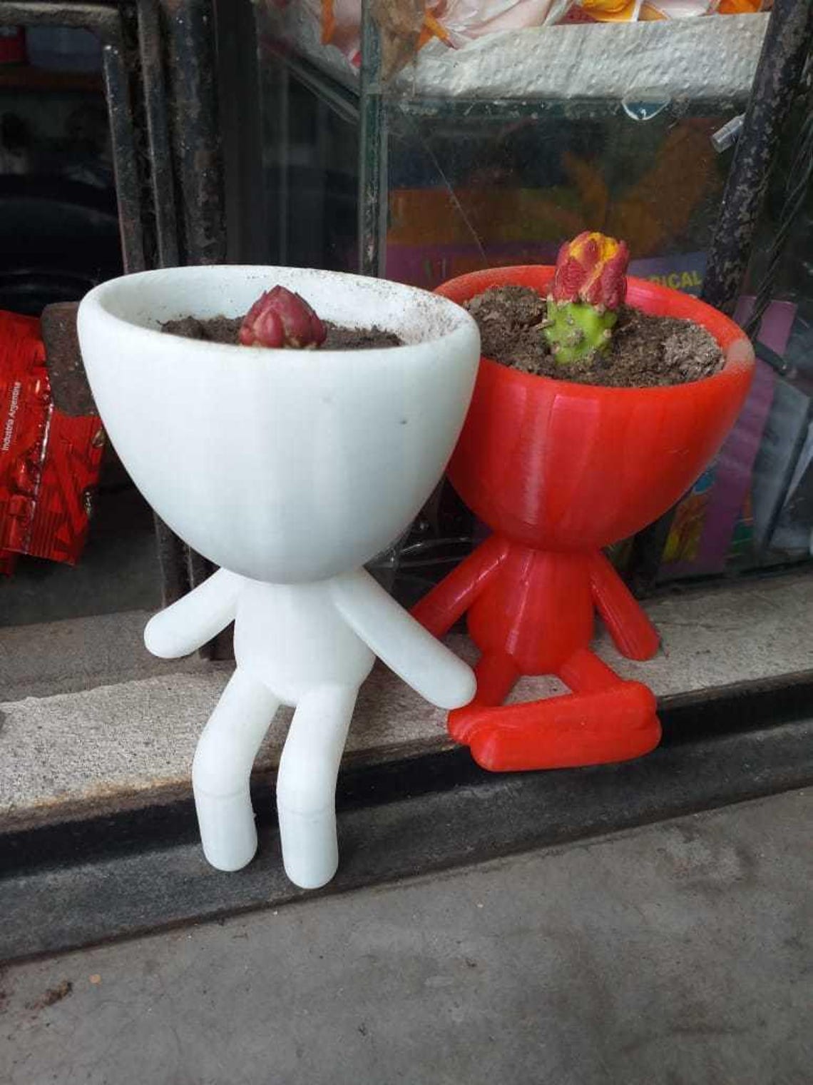 Personalised Human Plant Pot | Family Shaped Planter | Custom 3D ...