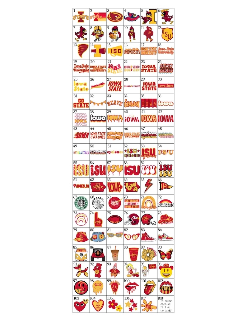 Iowa Sticker Pack (choose Your Own!) - Etsy