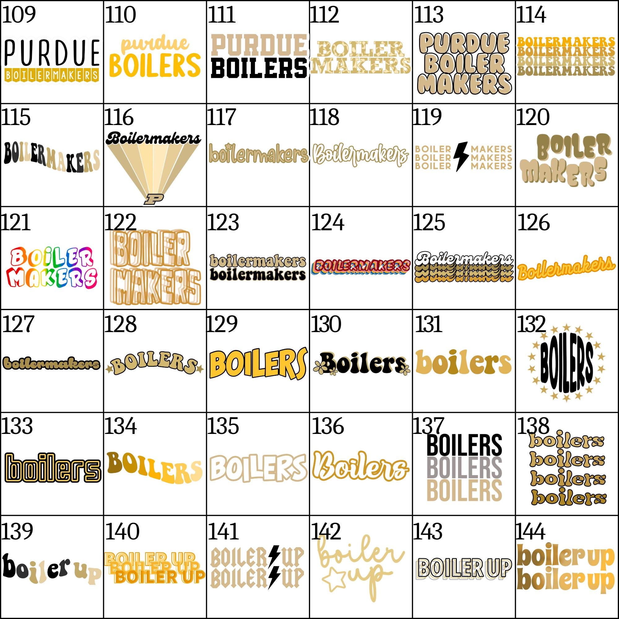 Purdue Sticker Pack (choose Your Own!) - Etsy