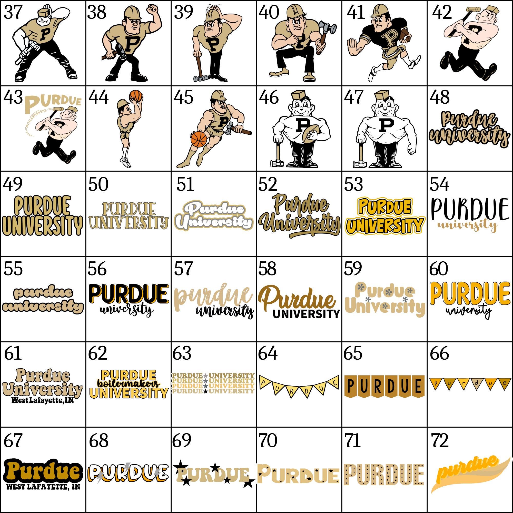 Purdue Sticker Pack (choose Your Own!) - Etsy
