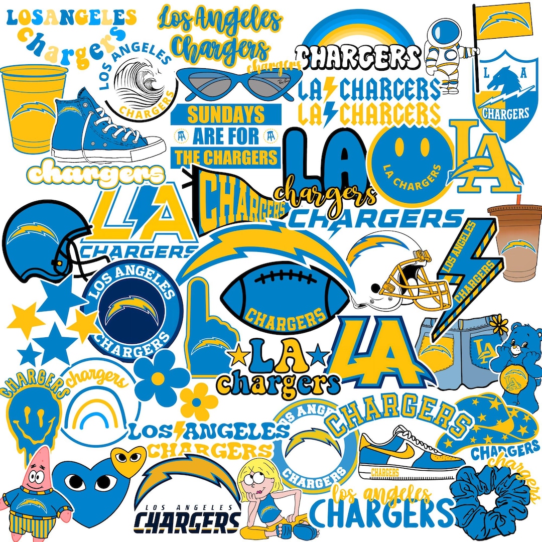 Chargers Sticker Pack (choose Your Own!) NEW DESIGNS!! - Etsy