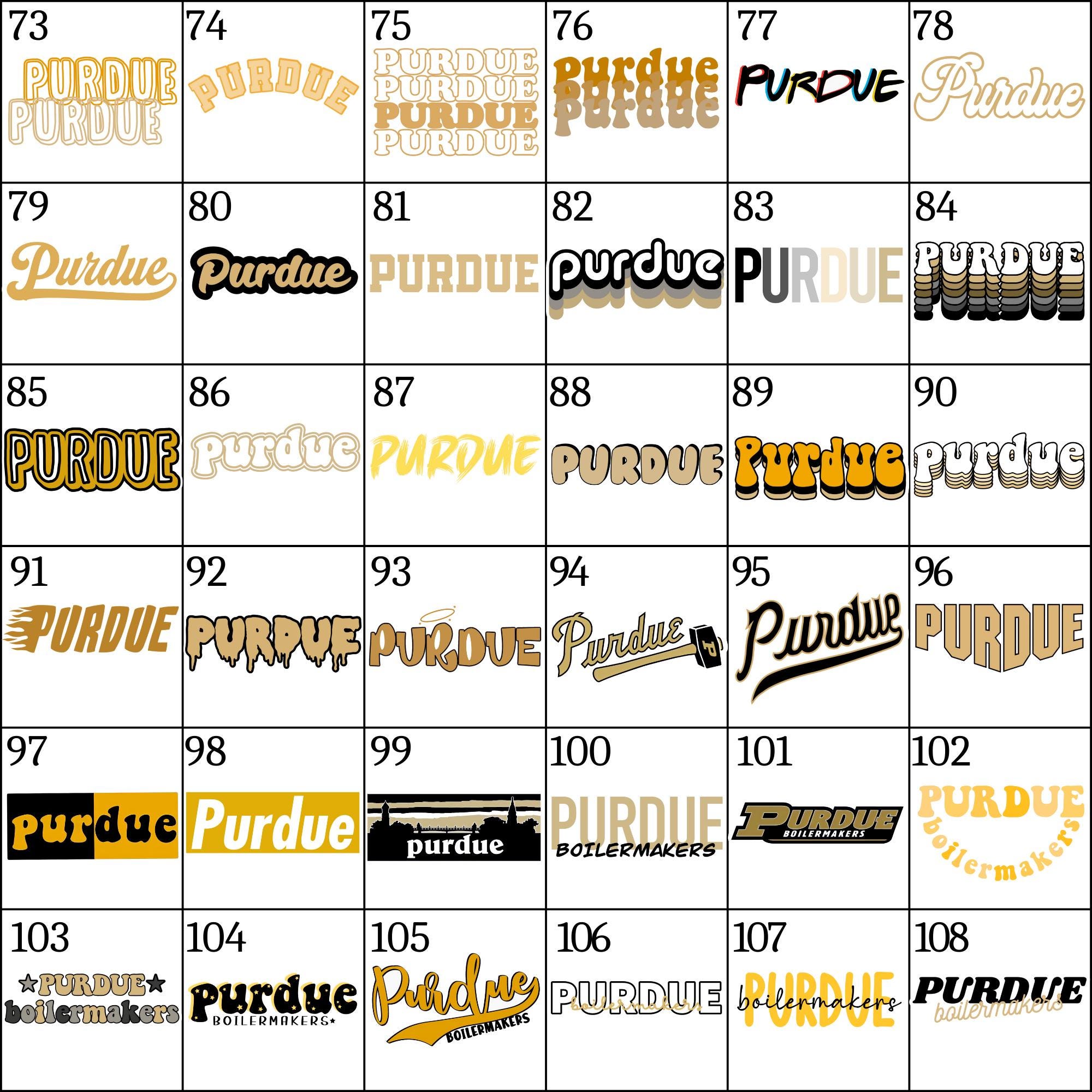 Purdue Sticker Pack (choose Your Own!) - Etsy