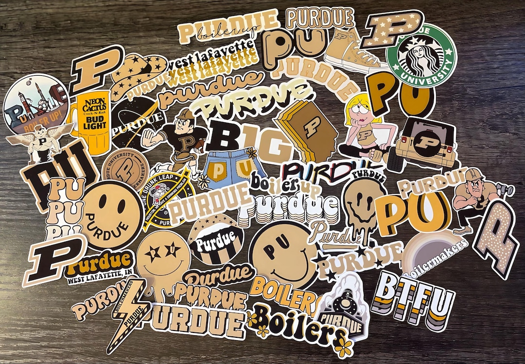 Purdue Sticker Pack (choose Your Own!) - Etsy