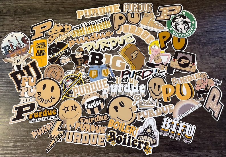 Purdue Sticker Pack (choose Your Own!) - Etsy