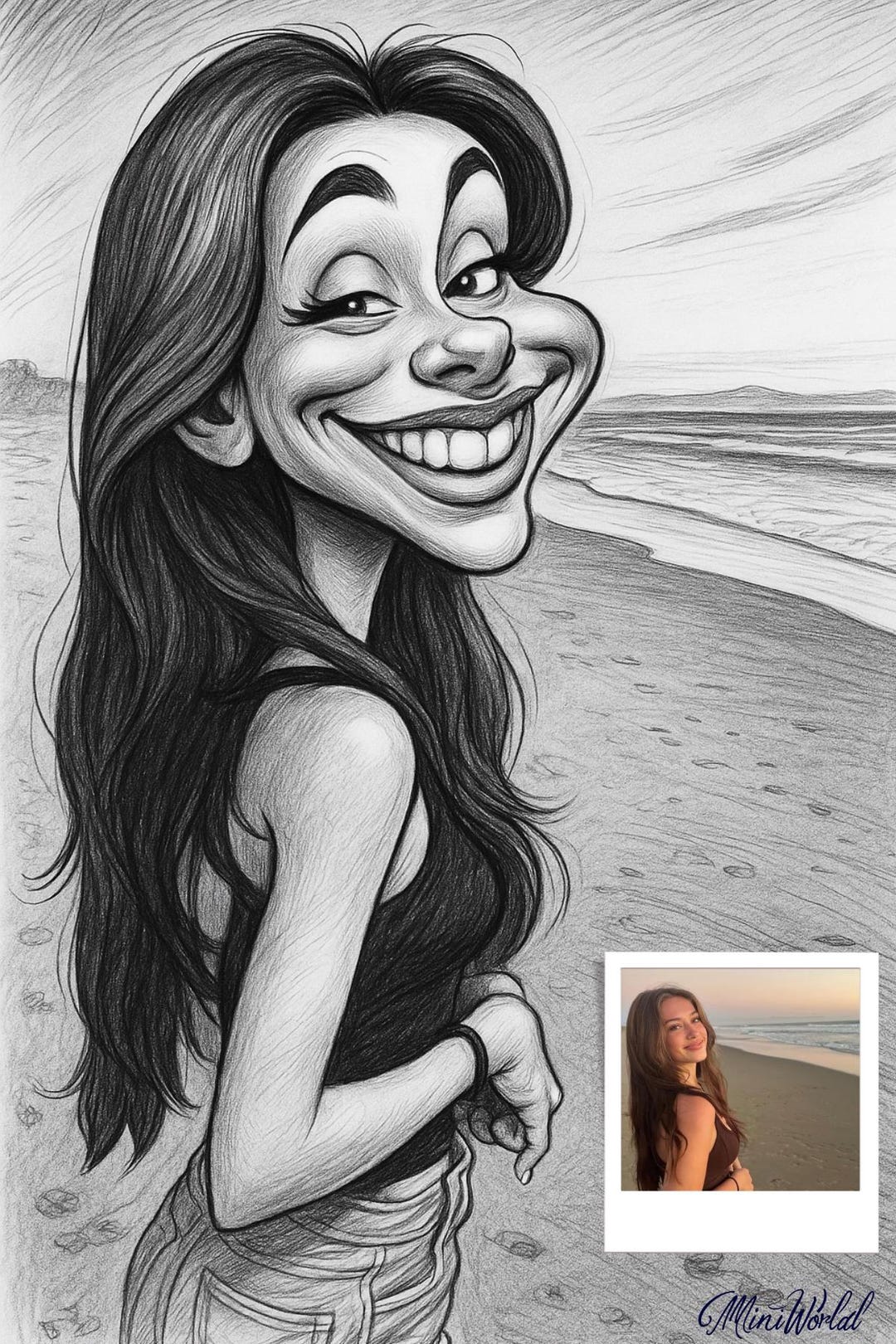 Custom Funny Caricature- Custom Digital Portrait Gift - Personalized ...