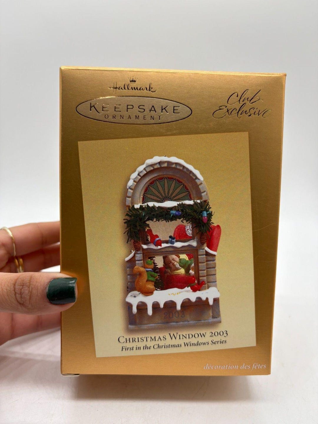 Hallmark Club Exclusive Christmas Window Keepsake Ornament With Box ...
