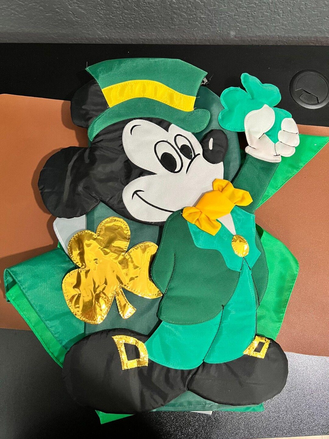 Disney Mickey Mouse Leprechaun St. Patrick's Day Hanging Windsock Decor ...