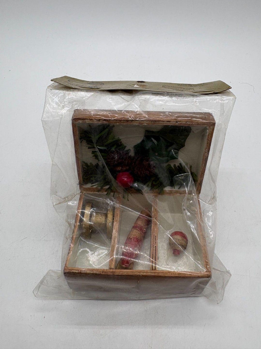 Pacific Rim Miniature Wood Trinket Box Christmas Holiday Decor NOS - Etsy