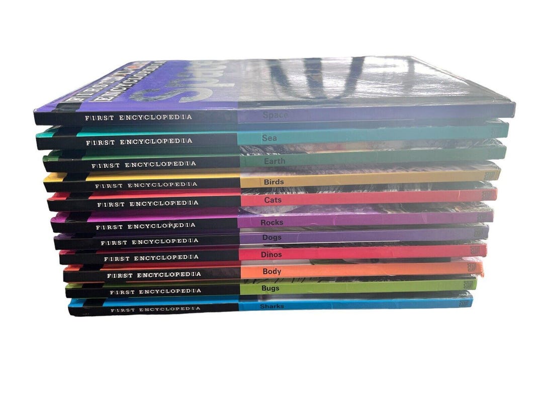 Lot of 11 First Encyclopedia by Castle Street Press, HC, 2011, Exc ...