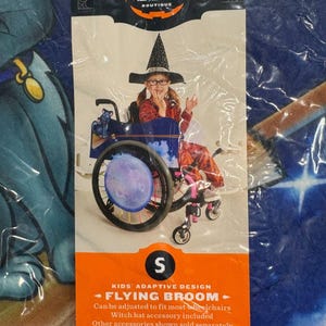 Hyde & EEK! Adaptive Flying Broom Wheelchair Halloween Costume Small - Etsy