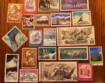 Mountain stamps | Etsy