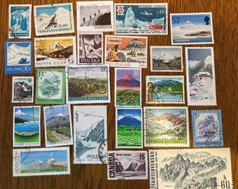 Mountain stamps | Etsy