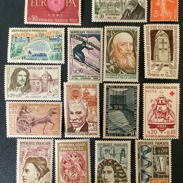French Stamps - Etsy