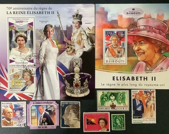 Queen Elizabeth Ii Stamps - Etsy