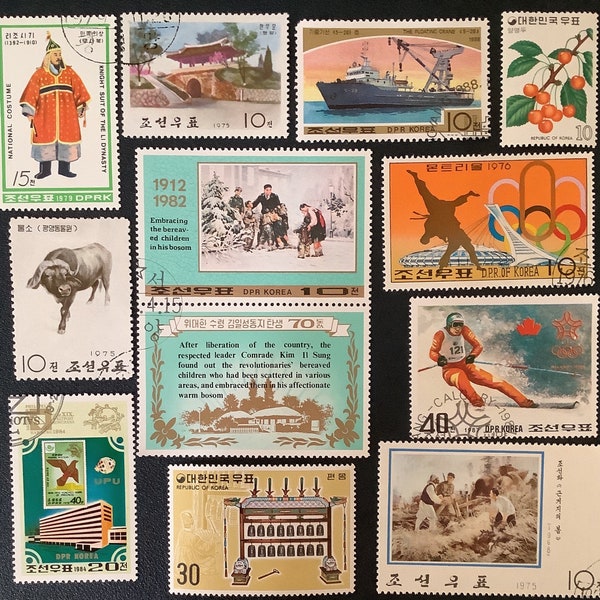 Korean Stamp Set - Etsy