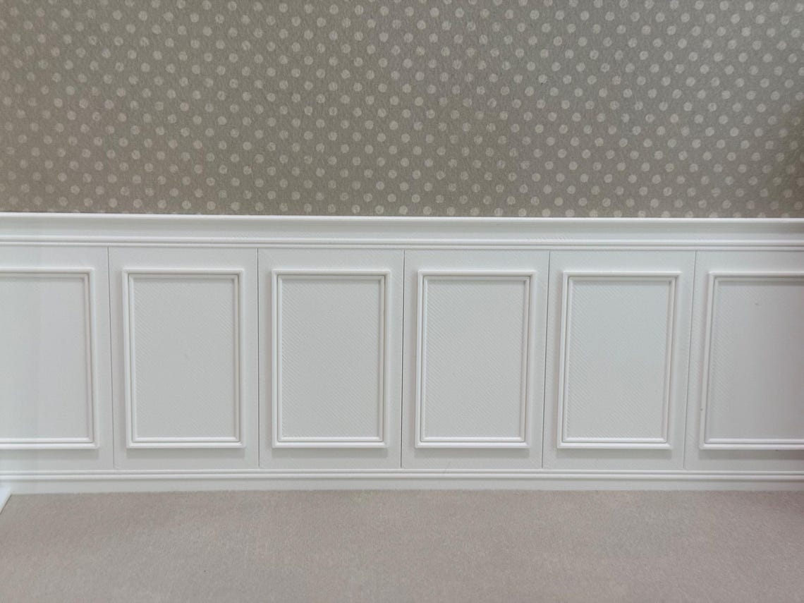 7 Sizes | Classic Wainscoting Wall Panels With Baseboard - Etsy