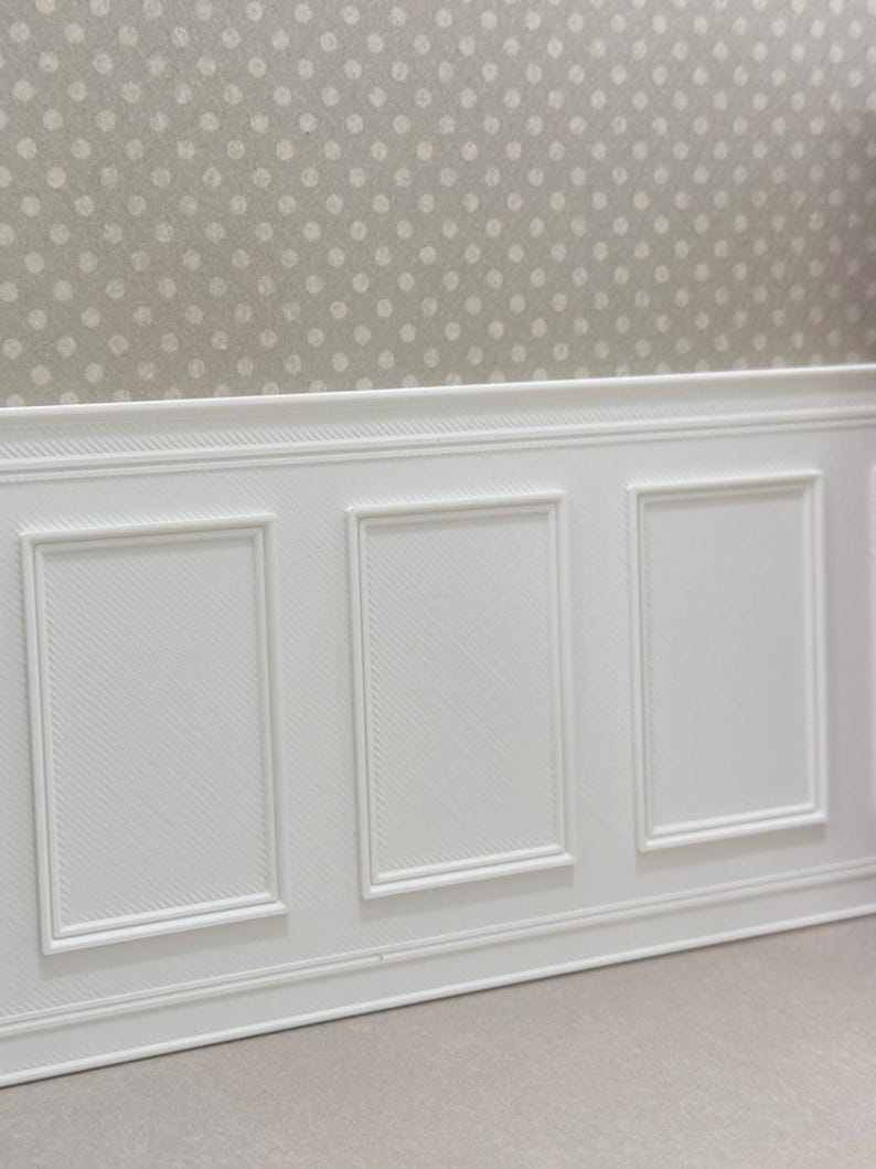 7 Sizes | Classic Wainscoting Wall Panels With Baseboard - Etsy