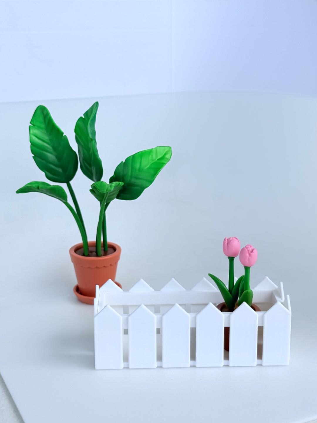 1:6 Scale | Flower Pot Stand Fence - Etsy